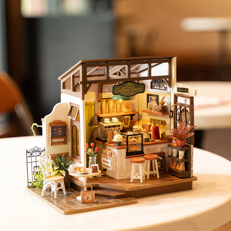 Rolife Flavory Café Miniature House kit DG162 – Rolife Store US